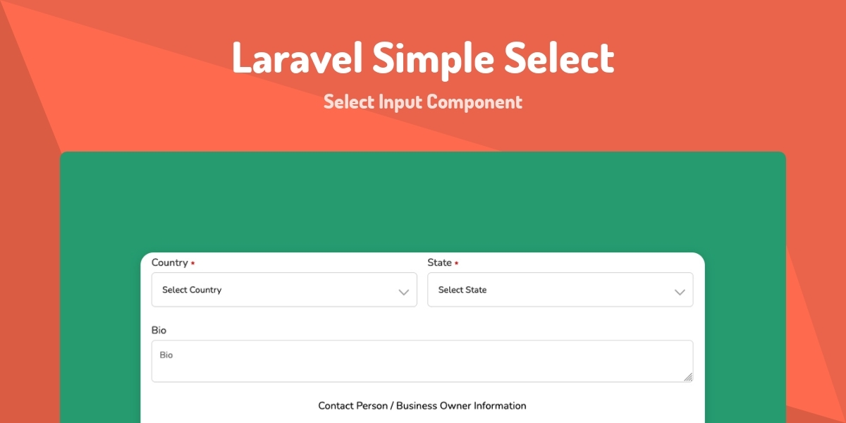 Laravel Simple Select Select Input Component Made With Laravel 4427